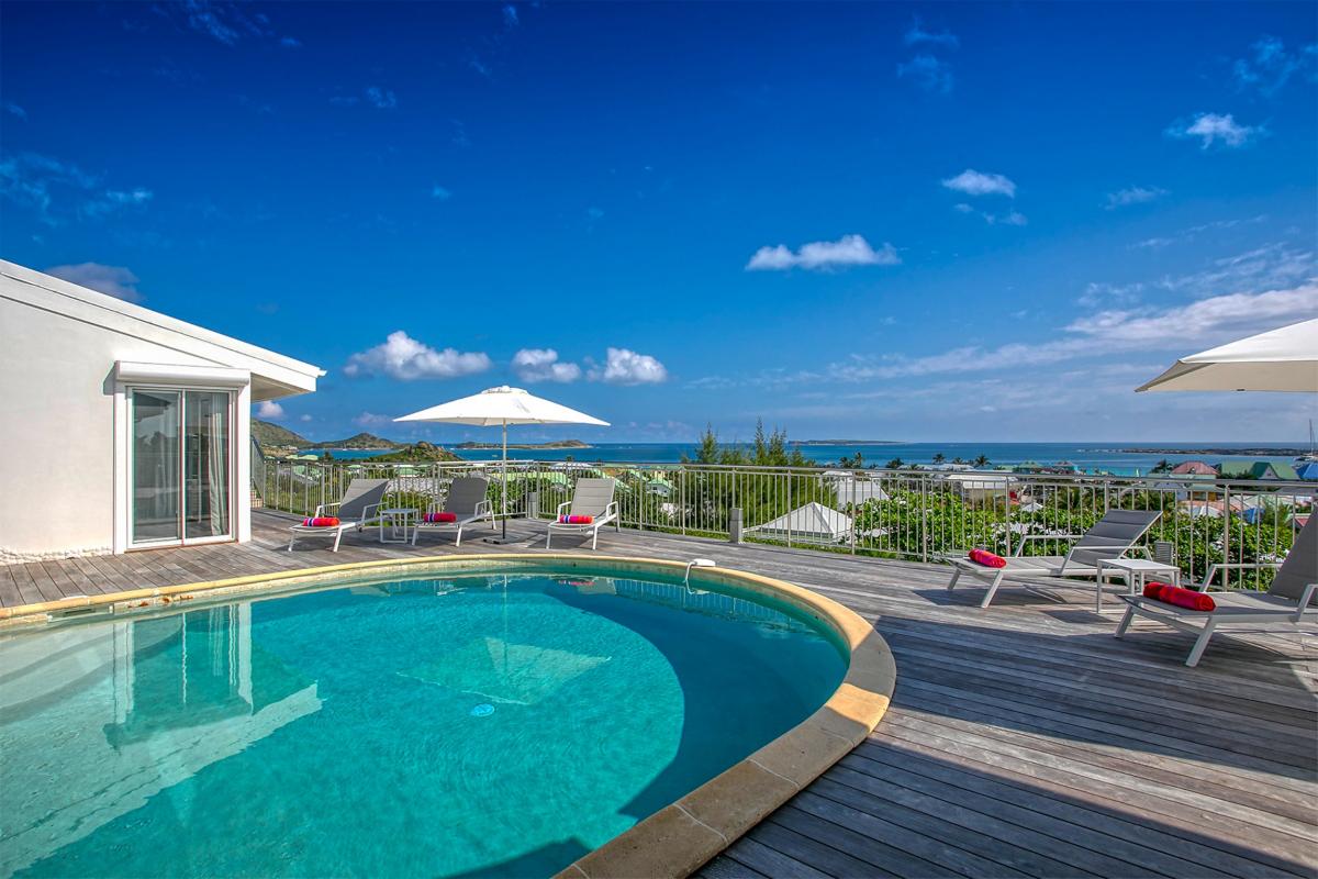Villa Ocean View Rental – Orient Bay St Martin, 3BR, Pool, Sea View